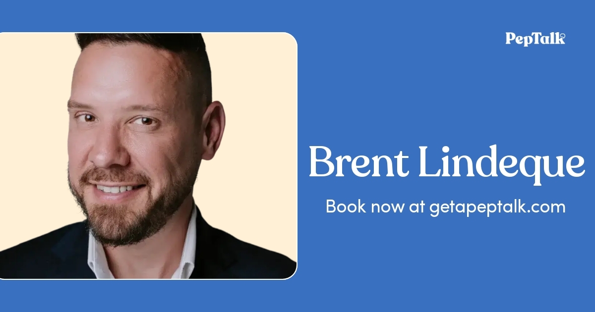 Brent Lindeque, Speaker | Good Things Guy Founder