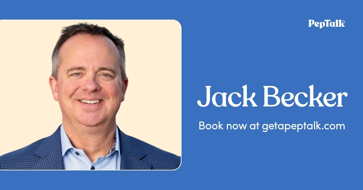Jack Becker, Speaker | Leadership & Performance Expert