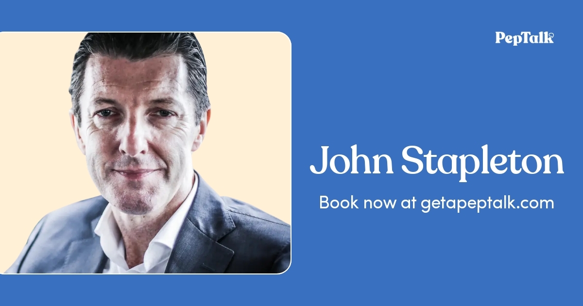 John Stapleton, Speaker | Entrepreneur & Brand Innovator