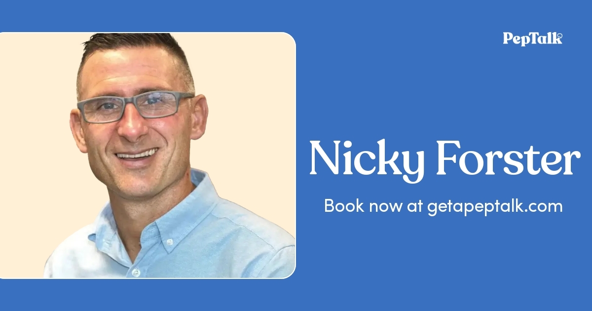 Nicky Forster, Speaker | Goal Setting Coach