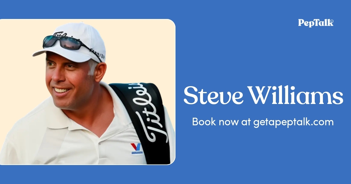 Steve Williams, Speaker | Most Successful Caddy Of All Time