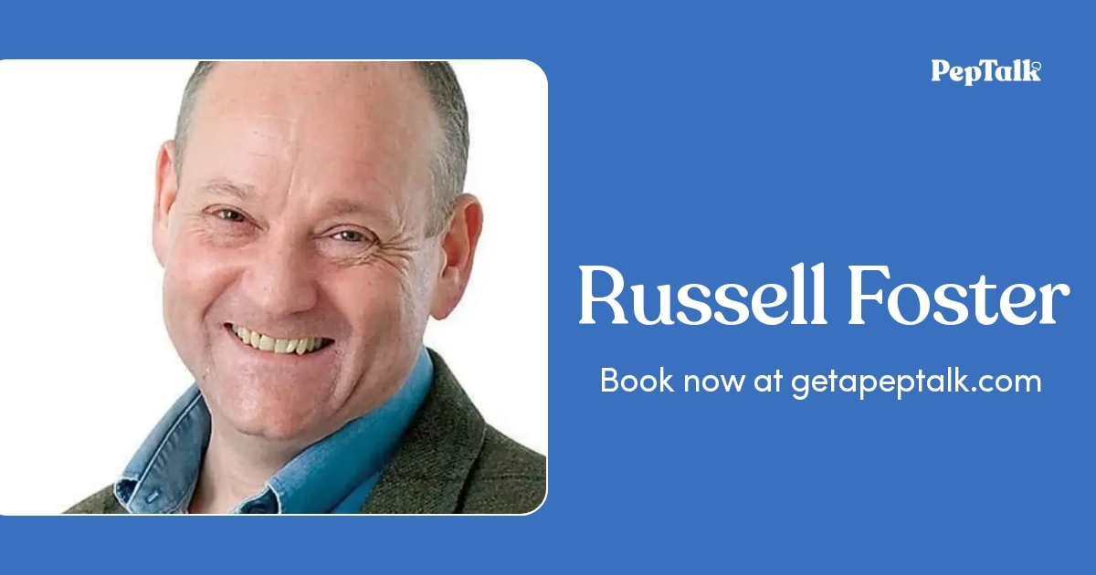 Professor Russell Foster, Speaker | Neuroscientist on Sleep