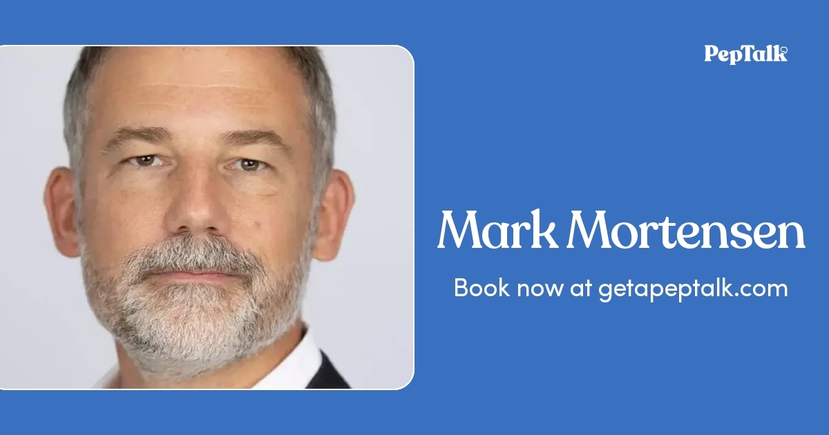 Mark Mortensen, Speaker | Future of Work Expert