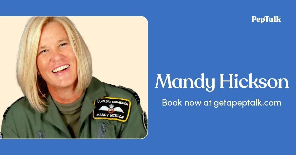 Mandy Hickson, Speaker | Ex-RAF Tornado Fast Jet Pilot & Performance