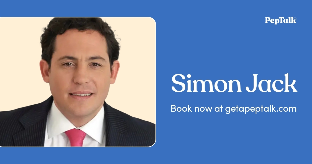 Simon Jack, Speaker | BBC Business Editor