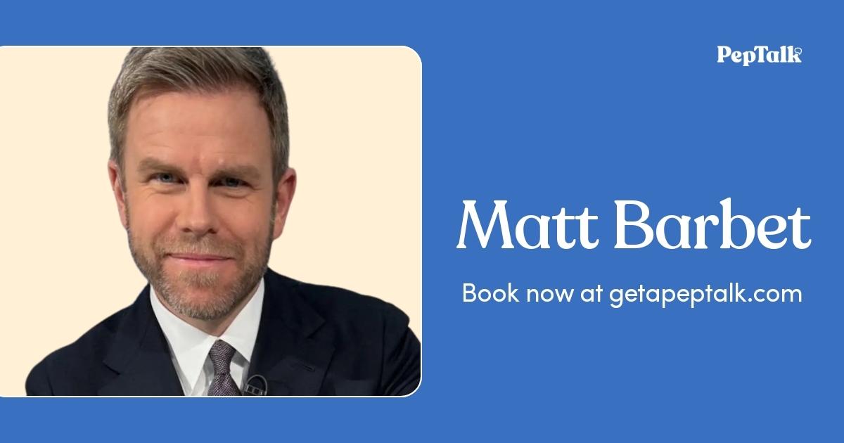 Matt Barbet, Speaker | News Presenter, Cyclist, Director