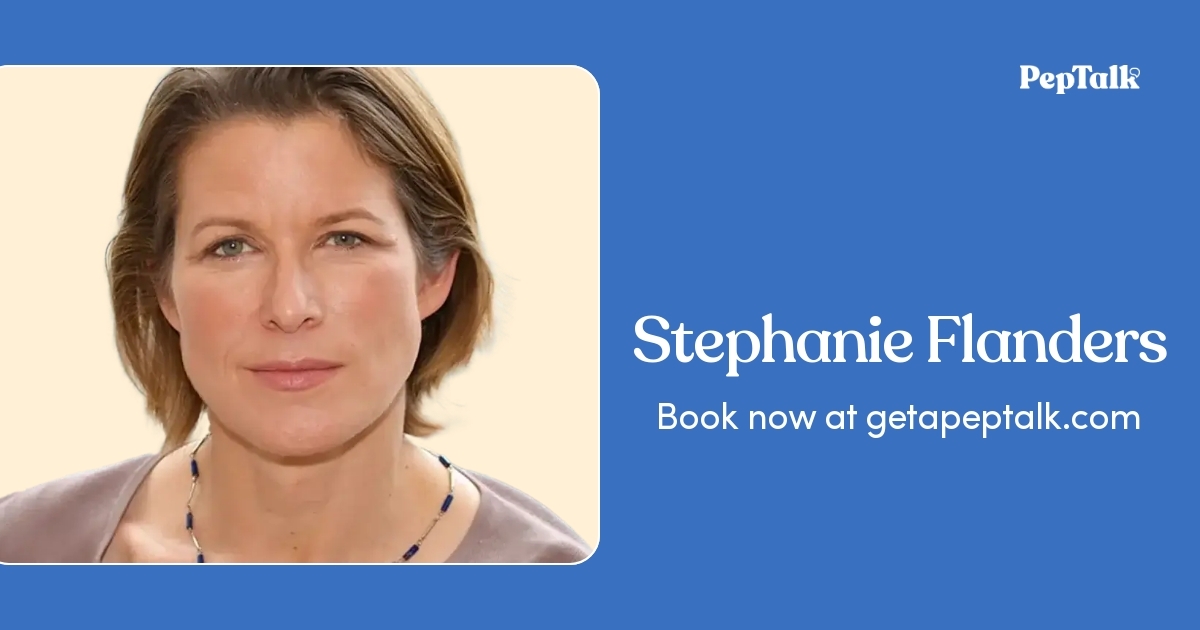 Stephanie Flanders, Speaker | Economics Expert & Author