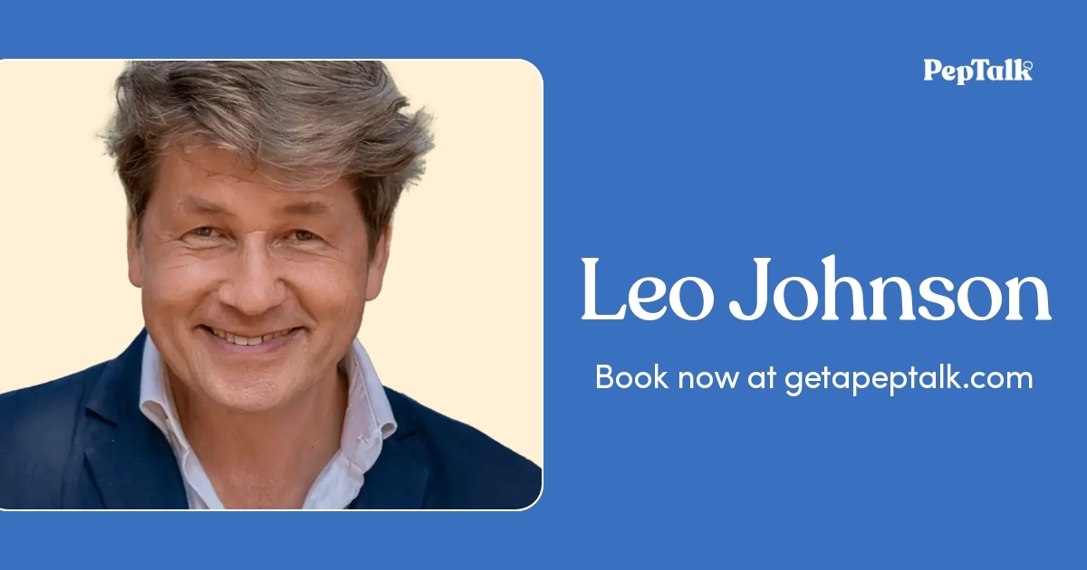 Leo Johnson, Speaker | Independent Sustainability
