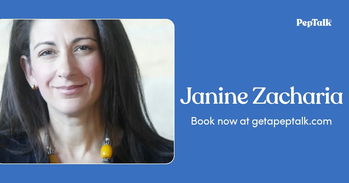 Janine Zacharia, Speaker | Advisor, Educator, Journalist