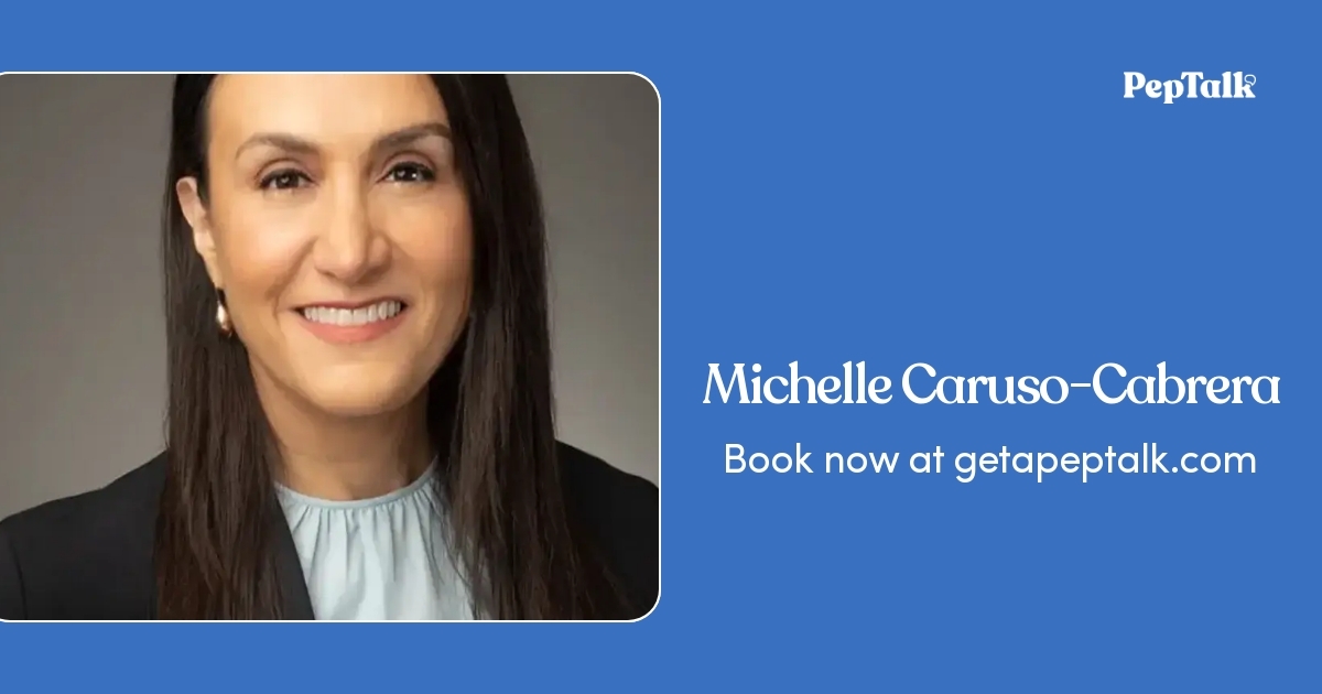 Michelle Caruso-Cabrera, Speaker | Journalist, Politician