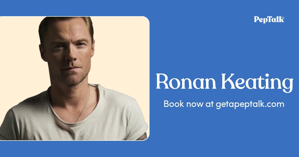 Ronan Keating, Speaker | Singer, Actor, Presenter