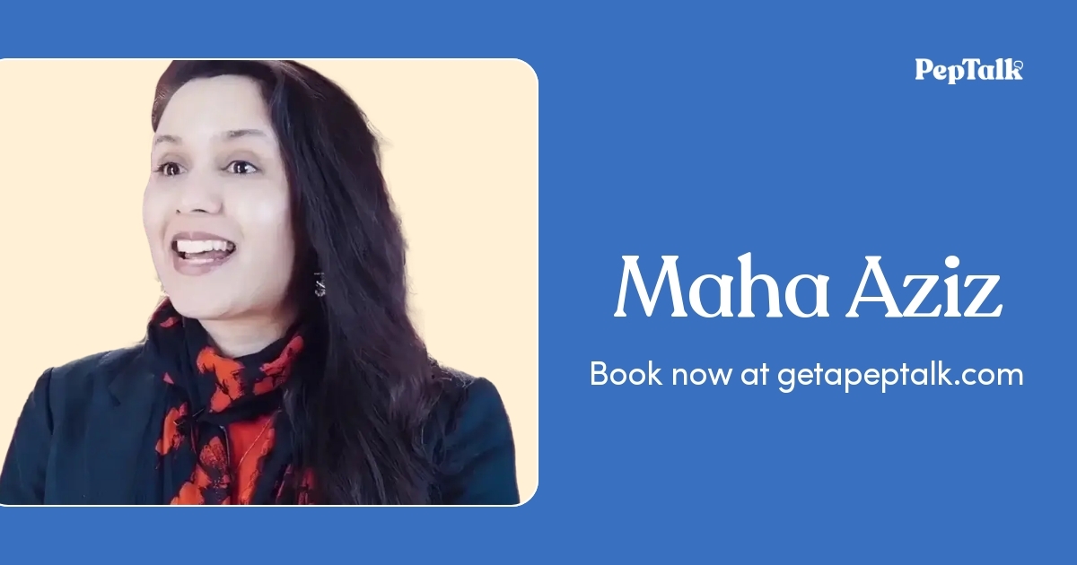 Dr. Maha Hosain Aziz, Speaker | Global Risk Expert