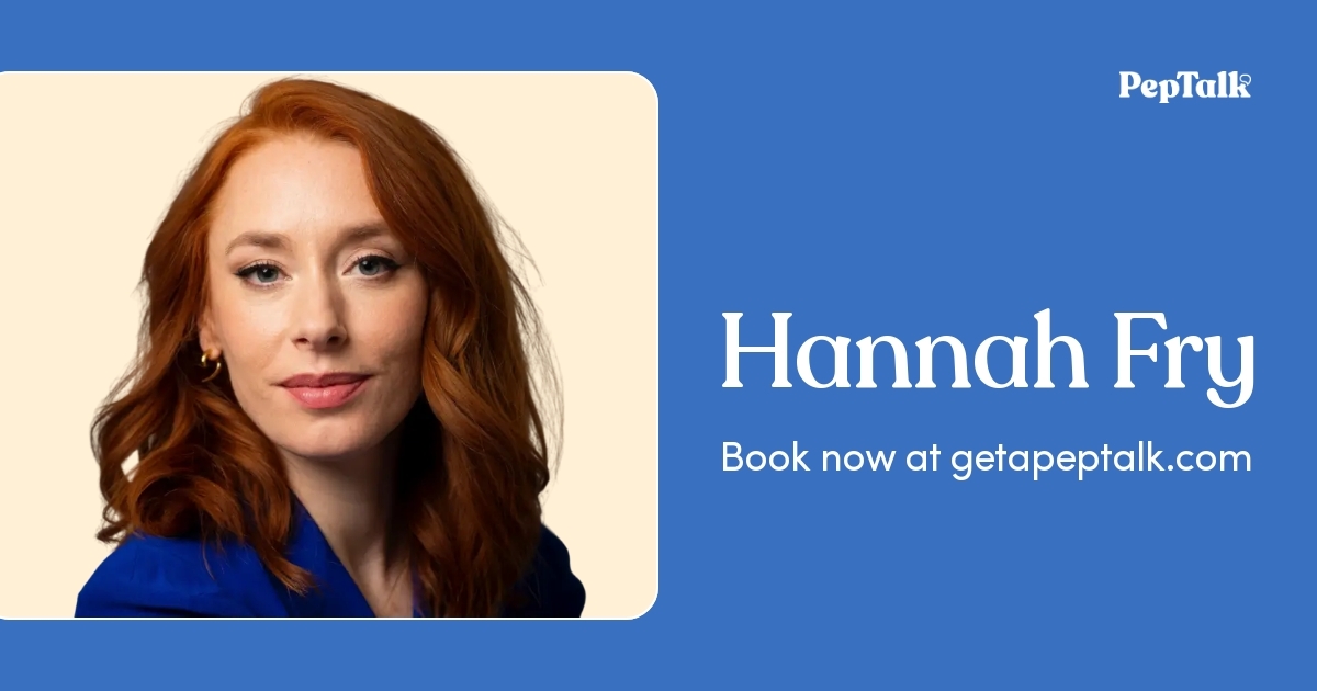 Hannah Fry, Speaker | Mathematician, Presenter & Behaviour Researcher