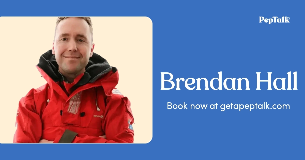 Brendan Hall, Speaker | Skipper Of Clipper Round World Race