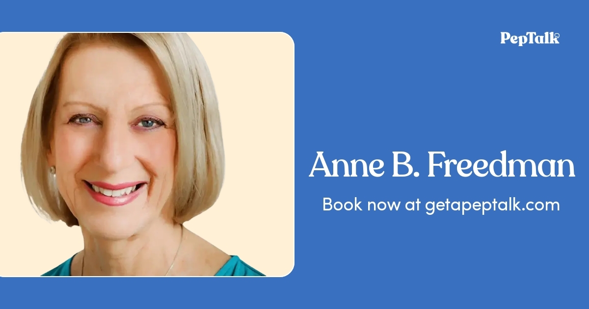 Anne B. Freedman, Speaker | Exec Comm Coach