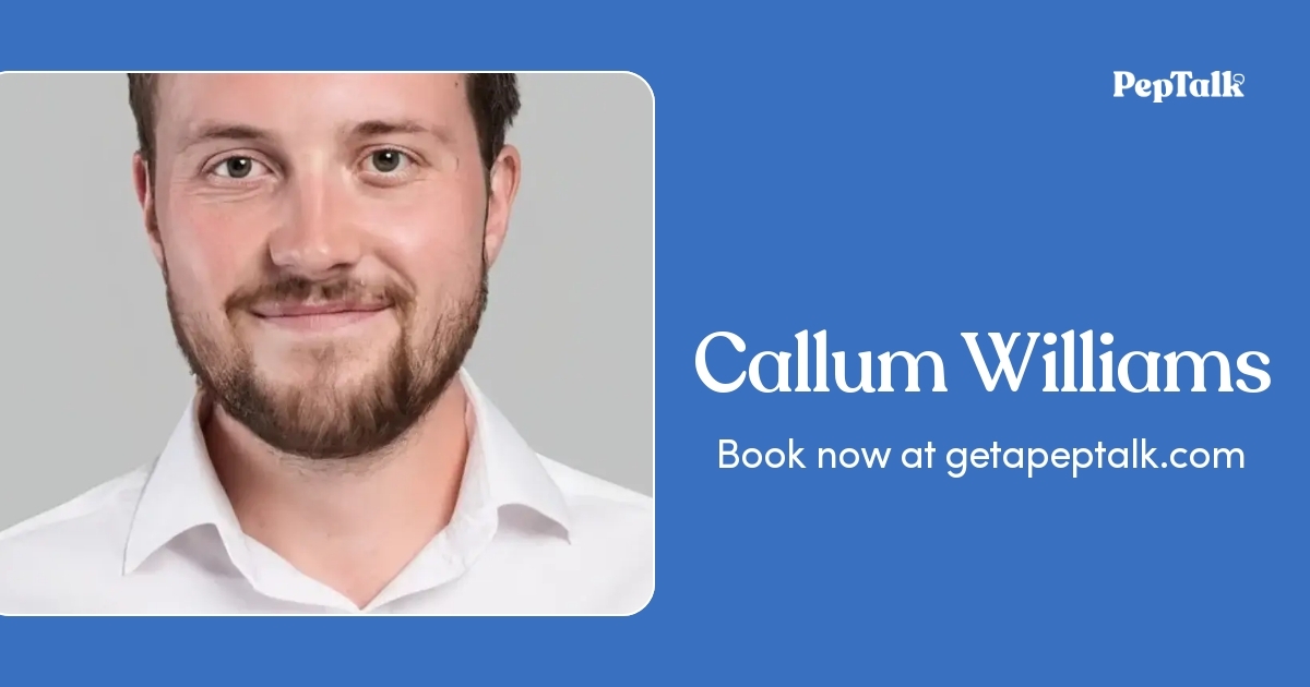 Callum Williams, Speaker | Senior Economics Writer