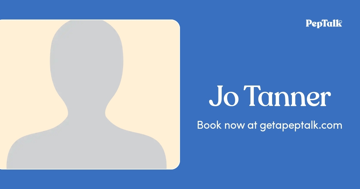 Jo Tanner, Speaker | Political PR Expert