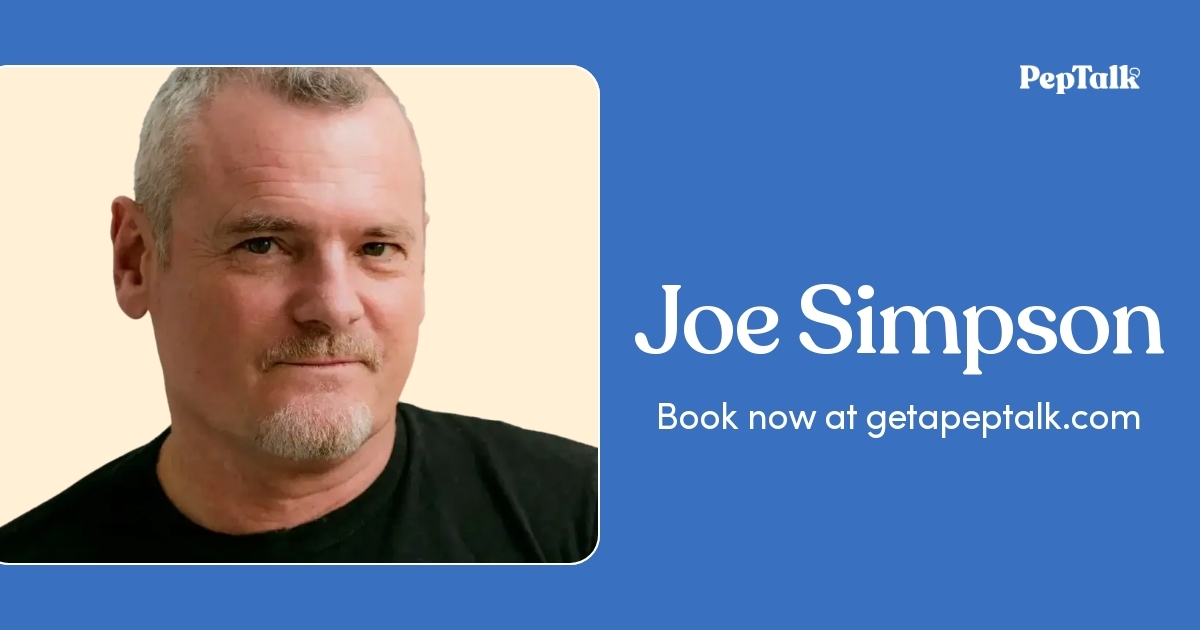 Joe Simpson, Speaker | World- Mountaineer, Inspiring Film