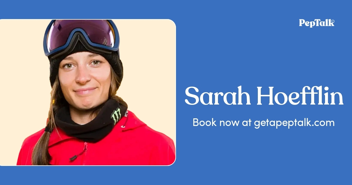Sarah Hoefflin, Speaker | Professional Skier, Advocate