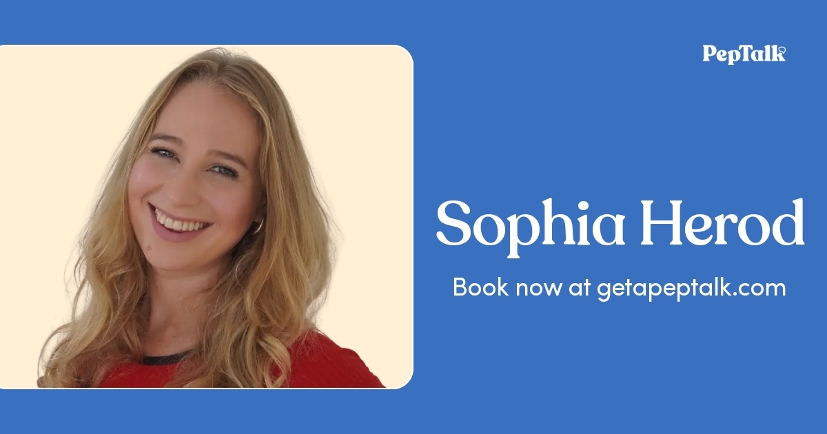 Sophia Herod, Speaker | BBC Science & Weather Presenter
