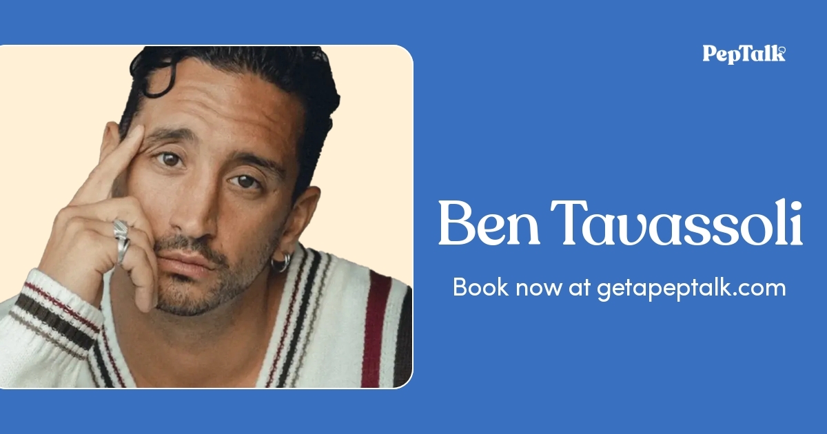 Ben Tavassoli, Speaker | Actor & Mental Health Advocate