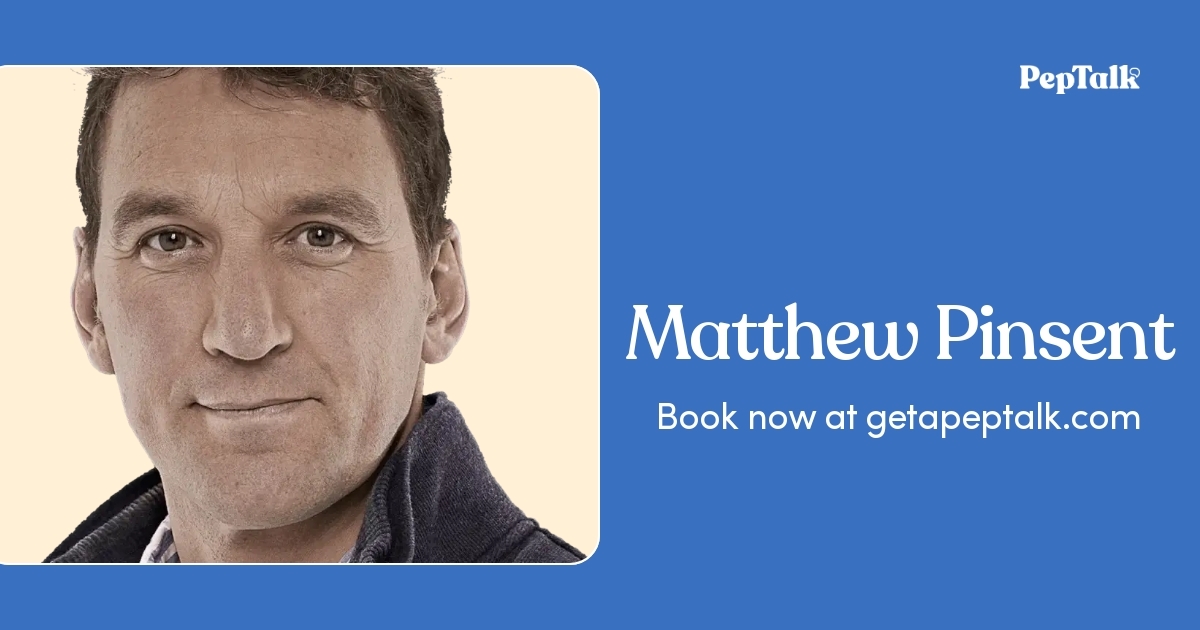 Matthew Pinsent, Speaker | Olympic Champion & Broadcaster