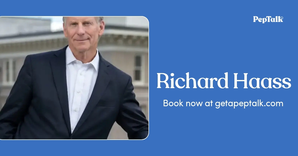 Dr. Richard Haass, Speaker | Diplomat, Author, Scholar