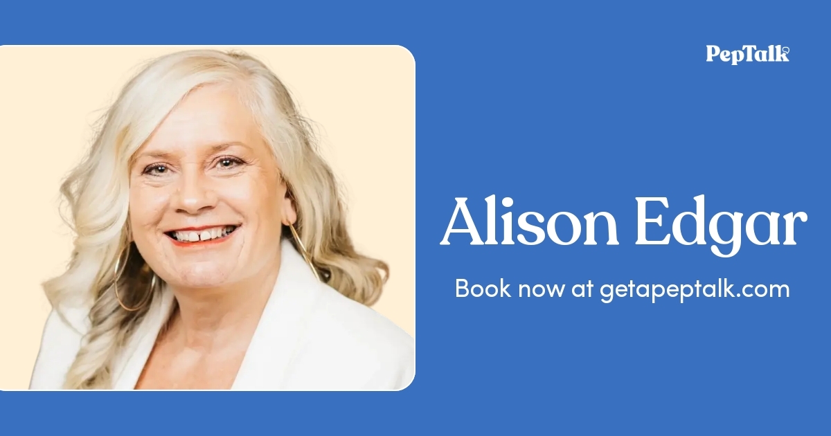 Alison Edgar MBE, Speaker | Business Expert & Author