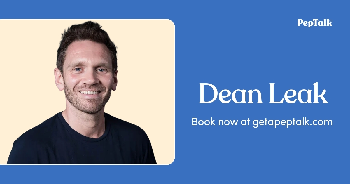 Dean Leak, Speaker | Culture & Leadership Coach