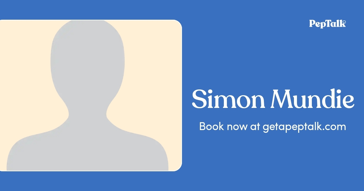 Simon Mundie, Speaker | Keynote on Wellbeing & Performance