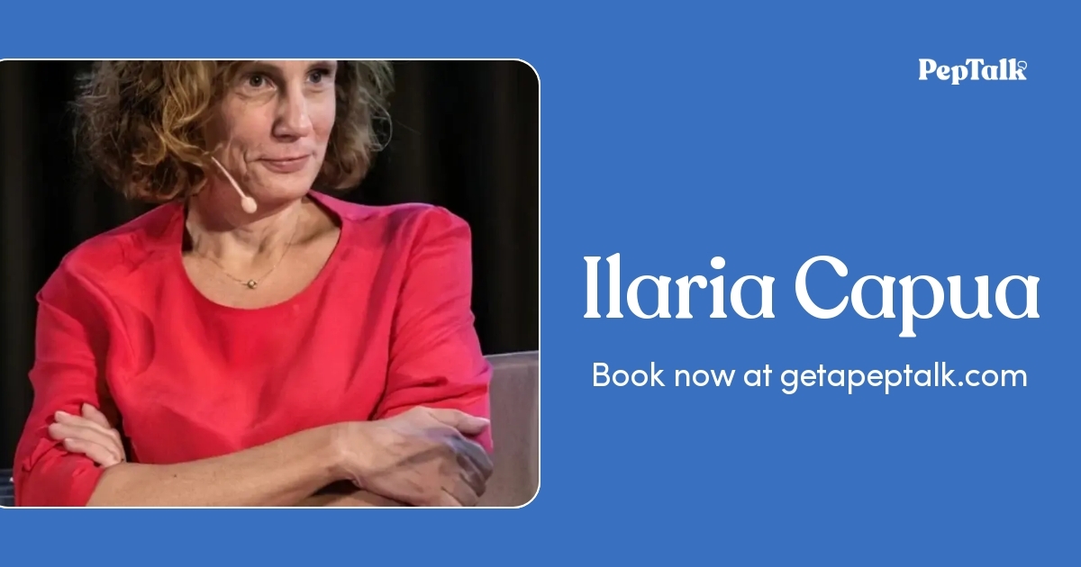 Dr. Ilaria Capua, Speaker | Virologist, Advocate