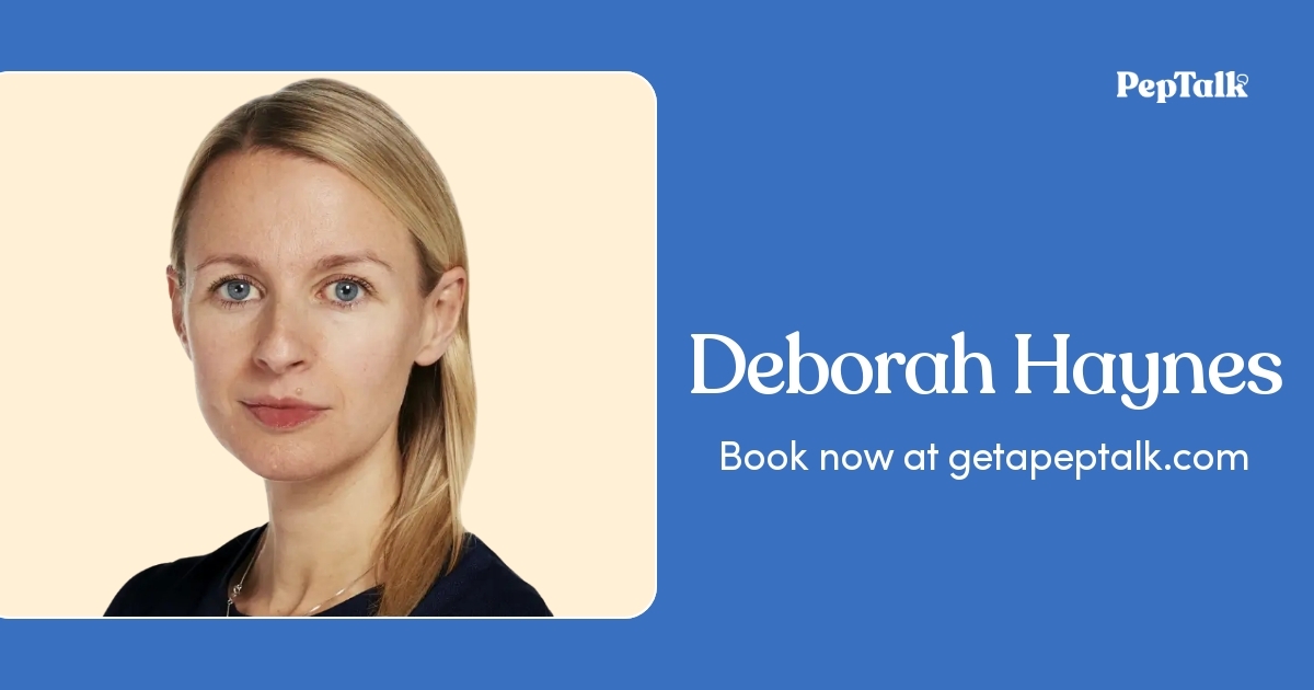 Deborah Haynes, Speaker | Security & Defence