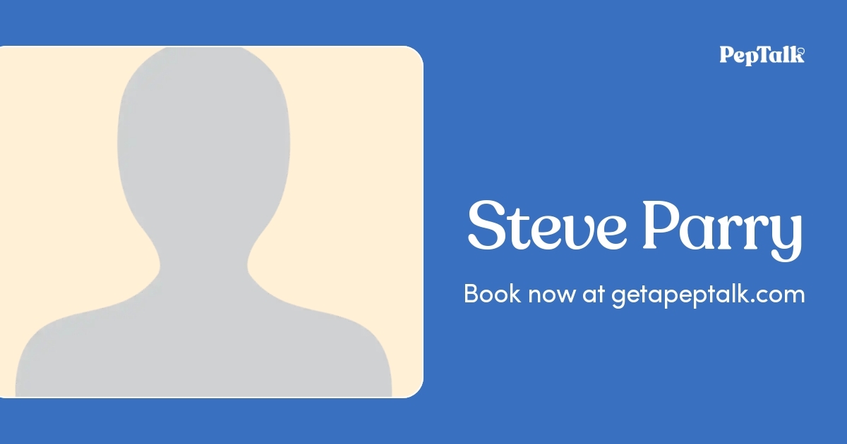 Steve Parry, Speaker | Olympian, Entrepreneur
