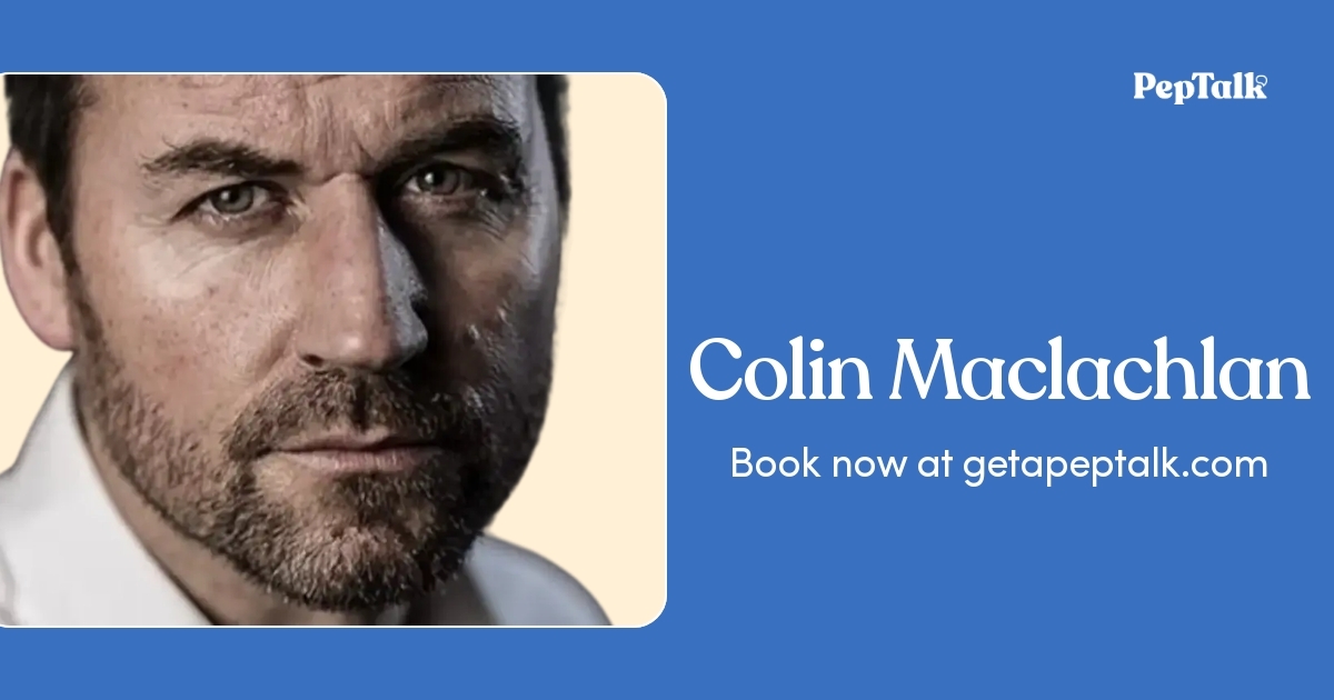 Colin Maclachlan, Speaker | SAS Veteran, Author
