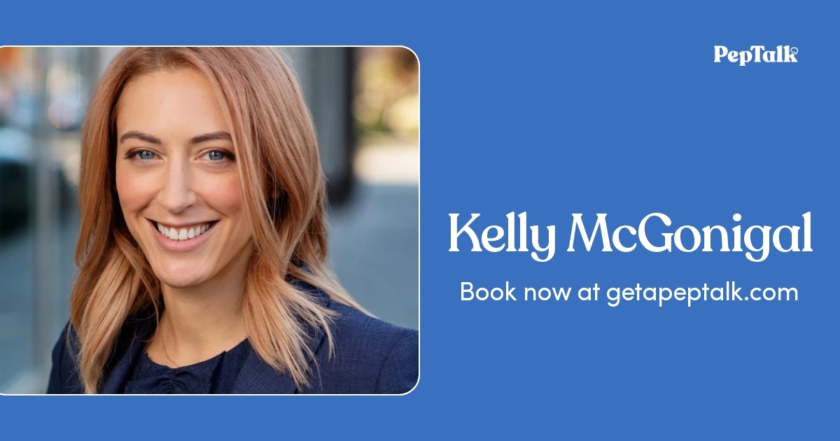 Kelly McGonigal, Speaker | Health Psychologist, Author