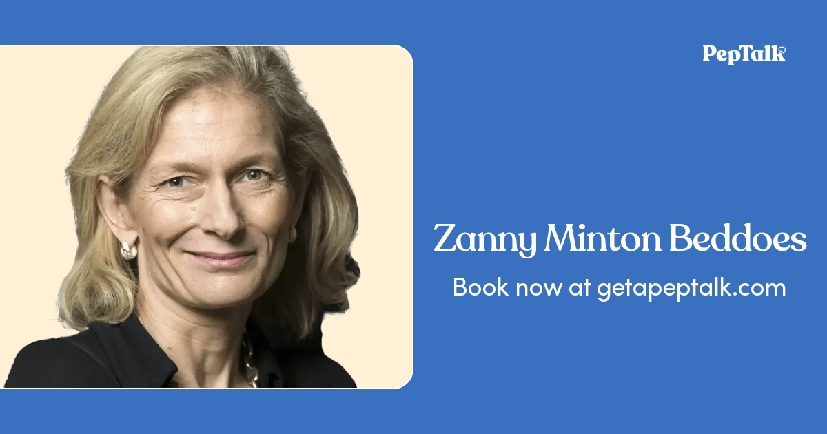 Zanny Minton Beddoes, Speaker | Editor-in-Chief, The Economist