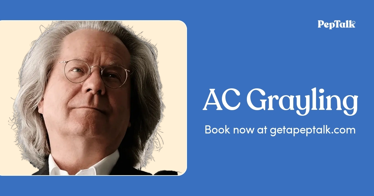Anthony Grayling, Speaker | Philosopher, Author