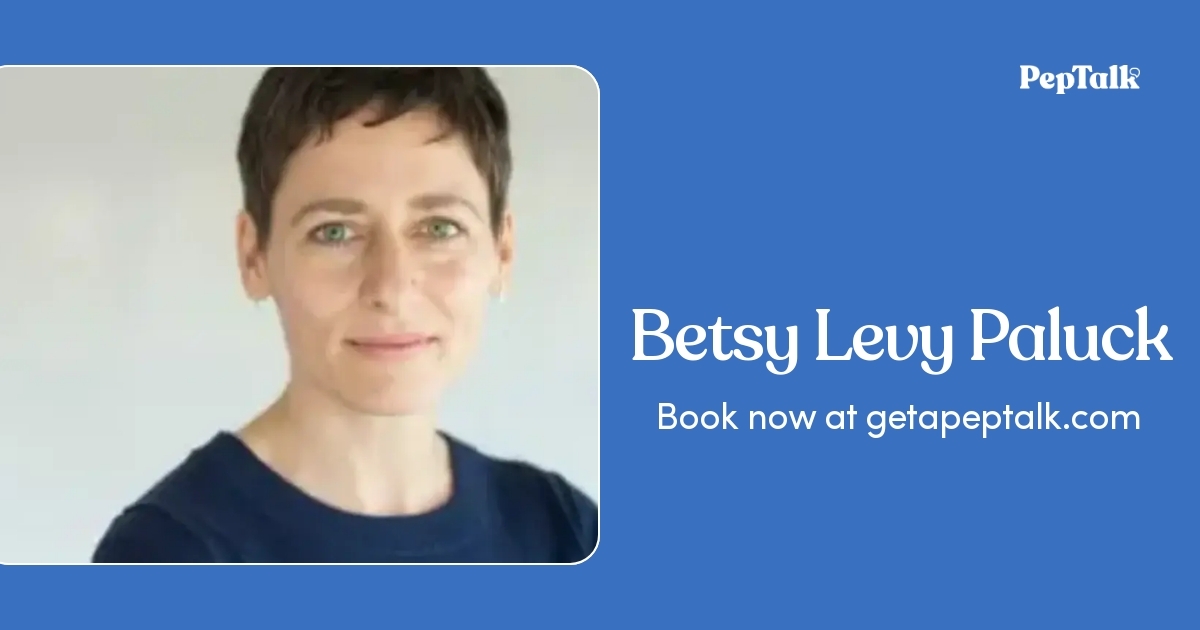 Betsy Levy Paluck, Speaker | Social Norms Expert