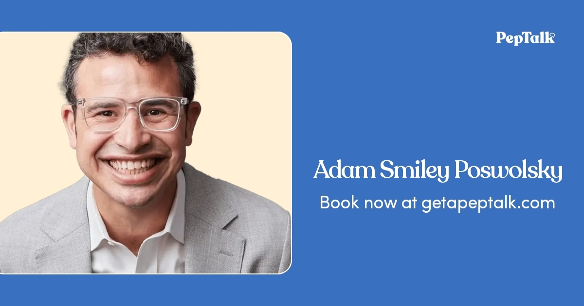 Adam Smiley Poswolsky, Speaker | Workplace Belonging, Author