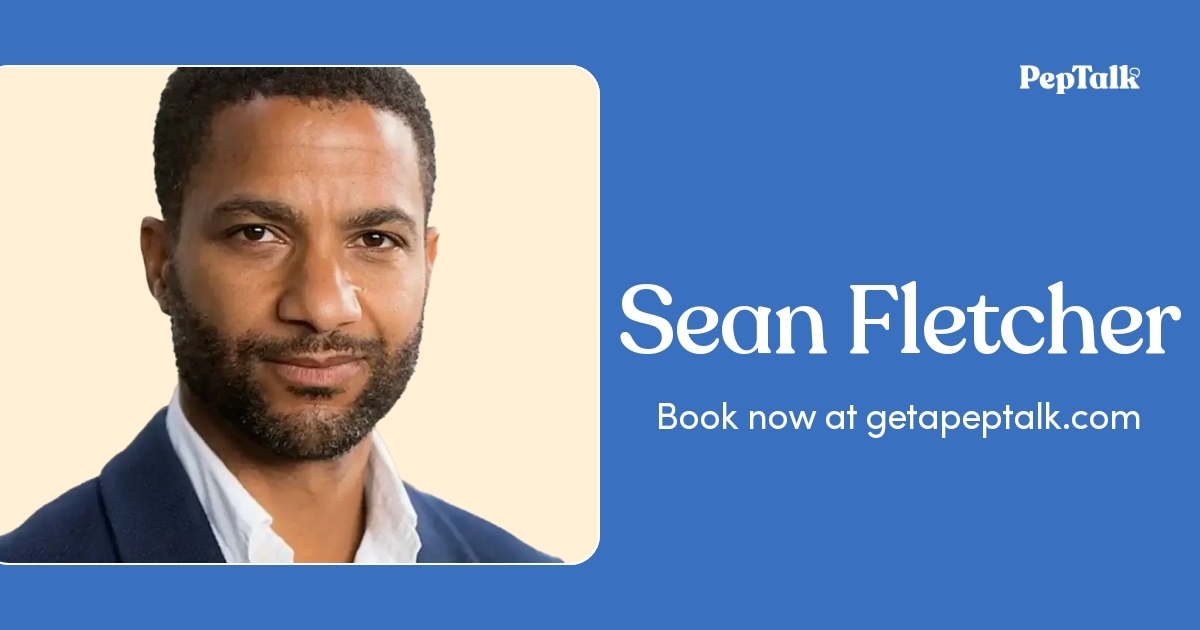 Sean Fletcher, Speaker | Journalist, Presenter, Broadcaster