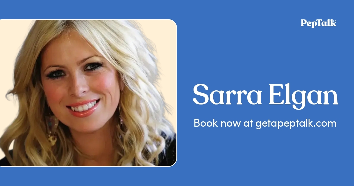 Sarra Elgan, Speaker | Welsh Journalist & Presenter