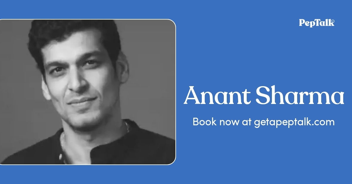 Anant Sharma, Speaker | Luxury Design Innovator & CEO