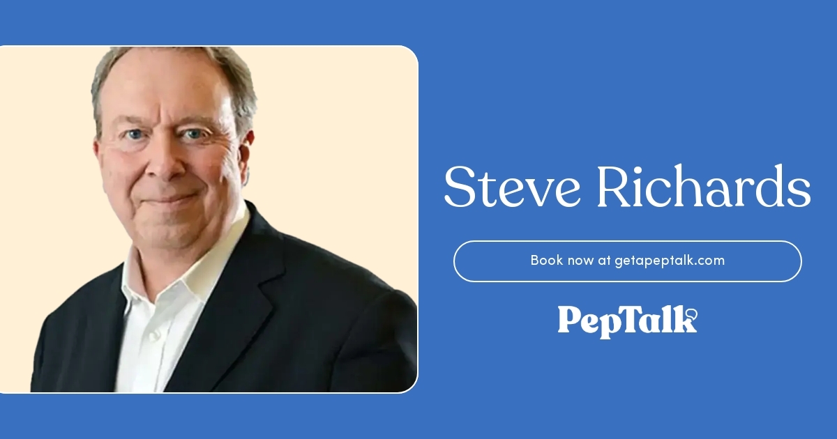 Book Steve Richards, speaker, for your next event. A renowned ...