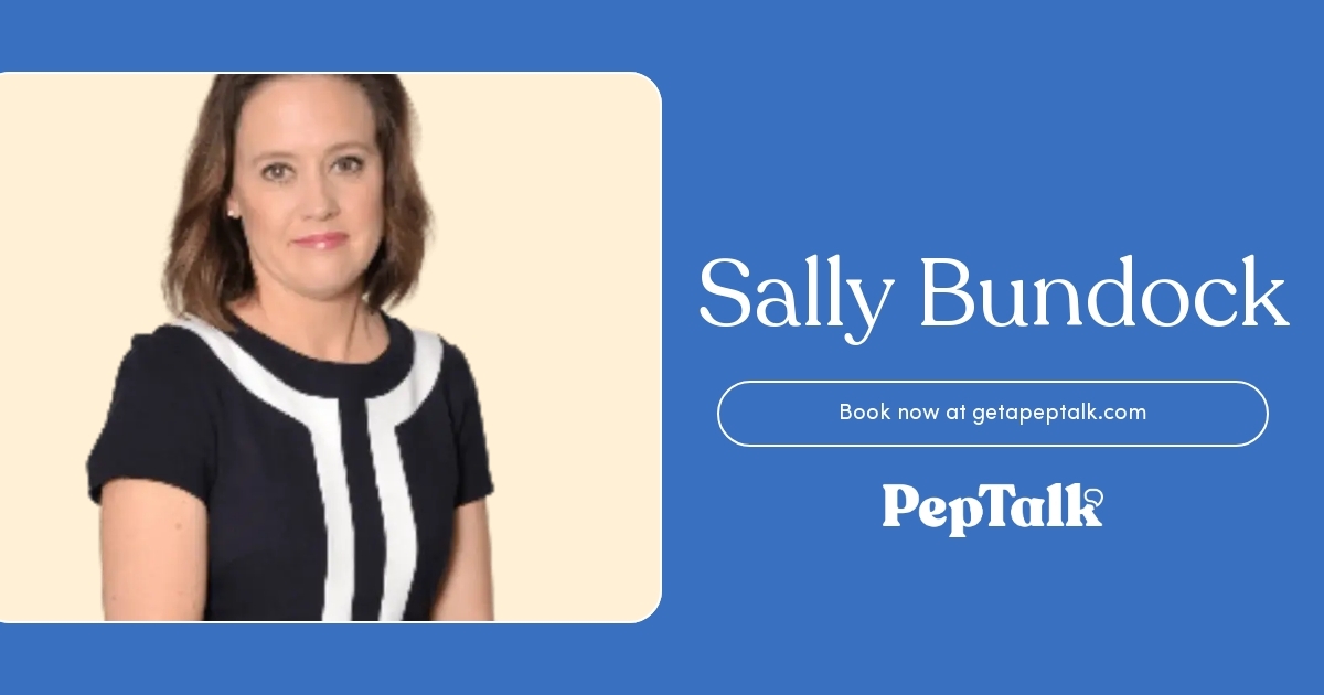Sally Bundock, Speaker | TV Presenter, Journalist