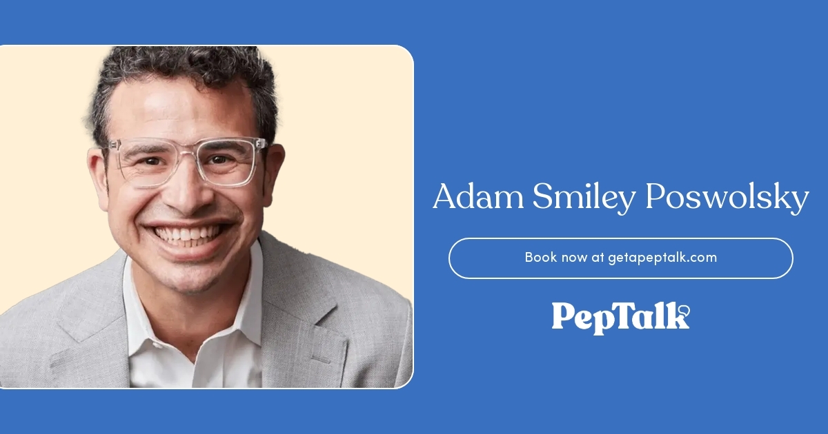 Adam Smiley Poswolsky, Speaker | Workplace Belonging, Author