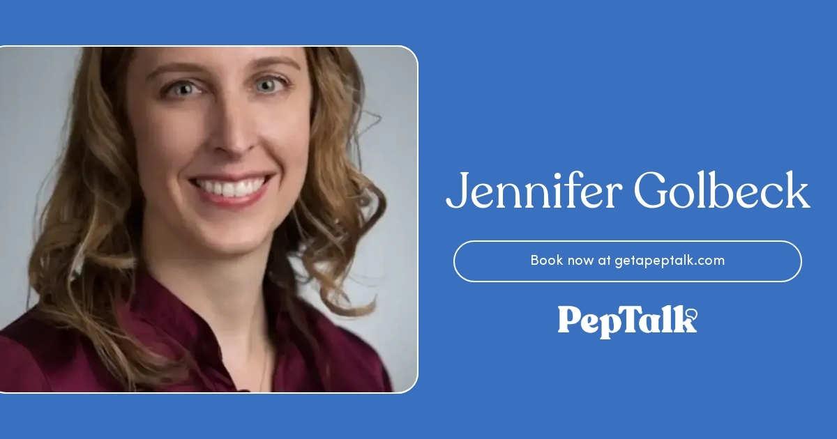 Jennifer Golbeck, Speaker | Expert in Social Media Analysis