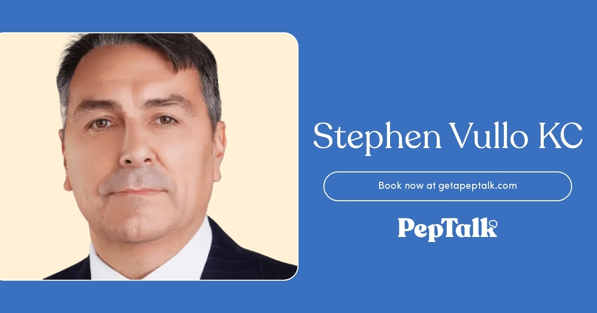 Stephen, Speaker | Esteemed Criminal Barrister & QC