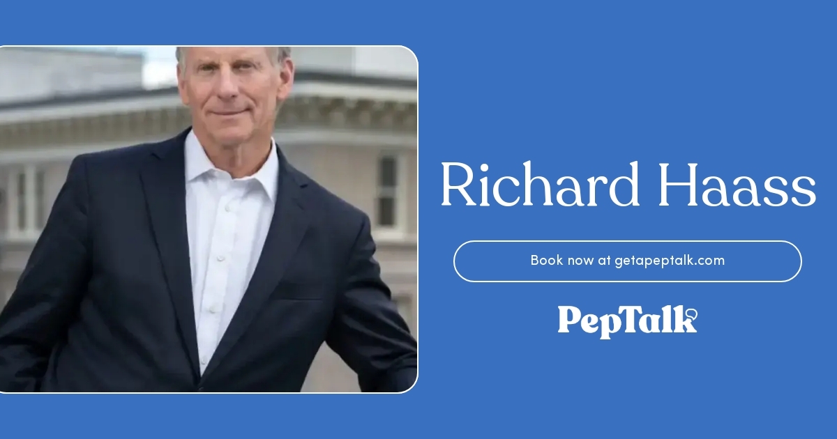 Dr. Richard Haass, Speaker | Diplomat, Author, Scholar