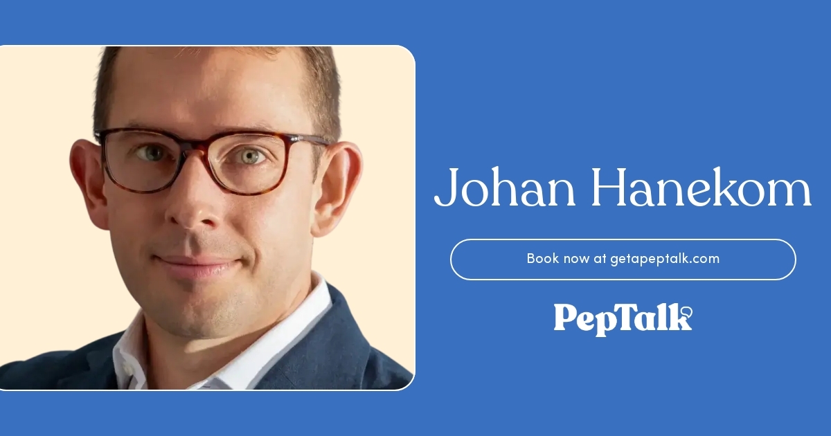 Johan Hanekom, Speaker | Strategy & Innovation Leader