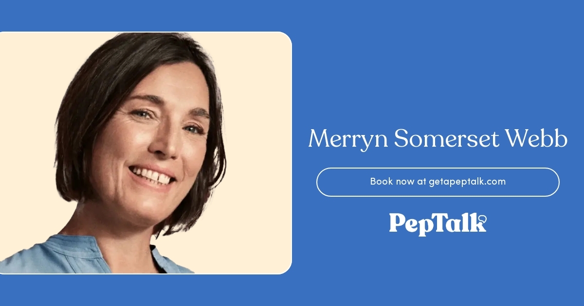 Merryn Somerset Webb, Speaker | Financial Journalist & Analyst